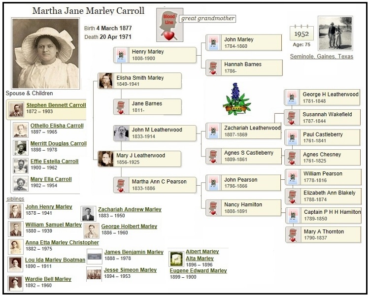 Tracks of My Texas Ancestors: CARROLL Family Posts