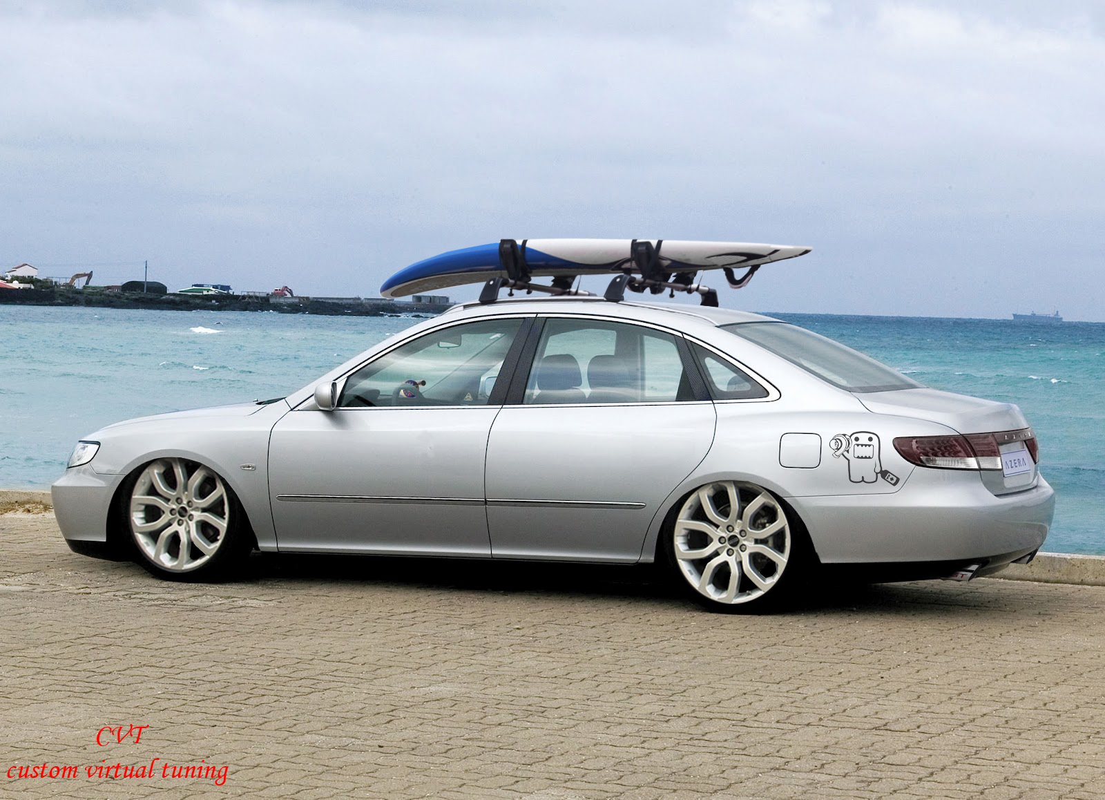 Custom Virtual Tuning: Hyundai Azera + roda da Land Rover Range Rover ...