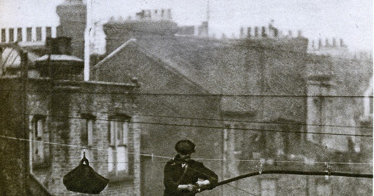 Telephone Engineer Is Attaching the Main Telephone Cable to a New ...