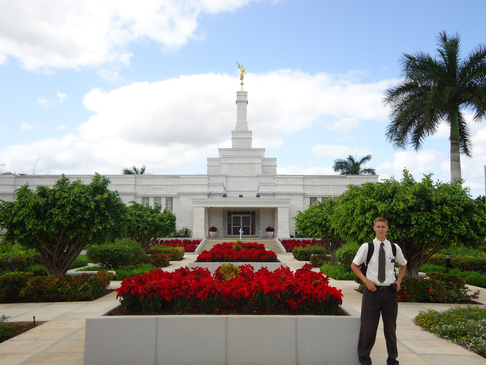 Elder Edmund Gubler, Mexico Merida Mission: Merida Mexico temple
