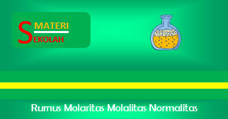 Rumus Molaritas, Rumus Molalitas Dan Normalitas - Materi Sekolah