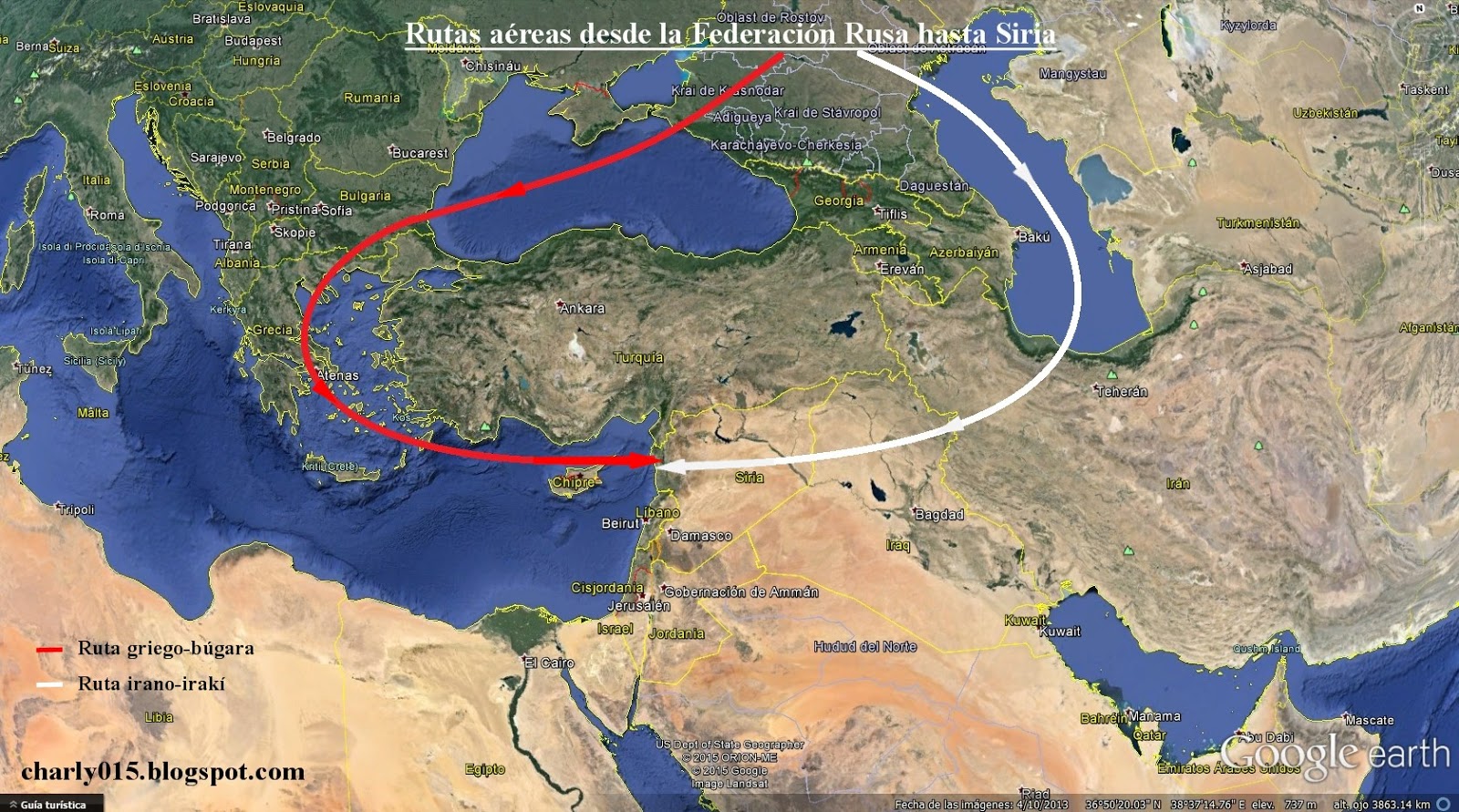 Análisis Militares: La vía aérea desde Rusia a Siria