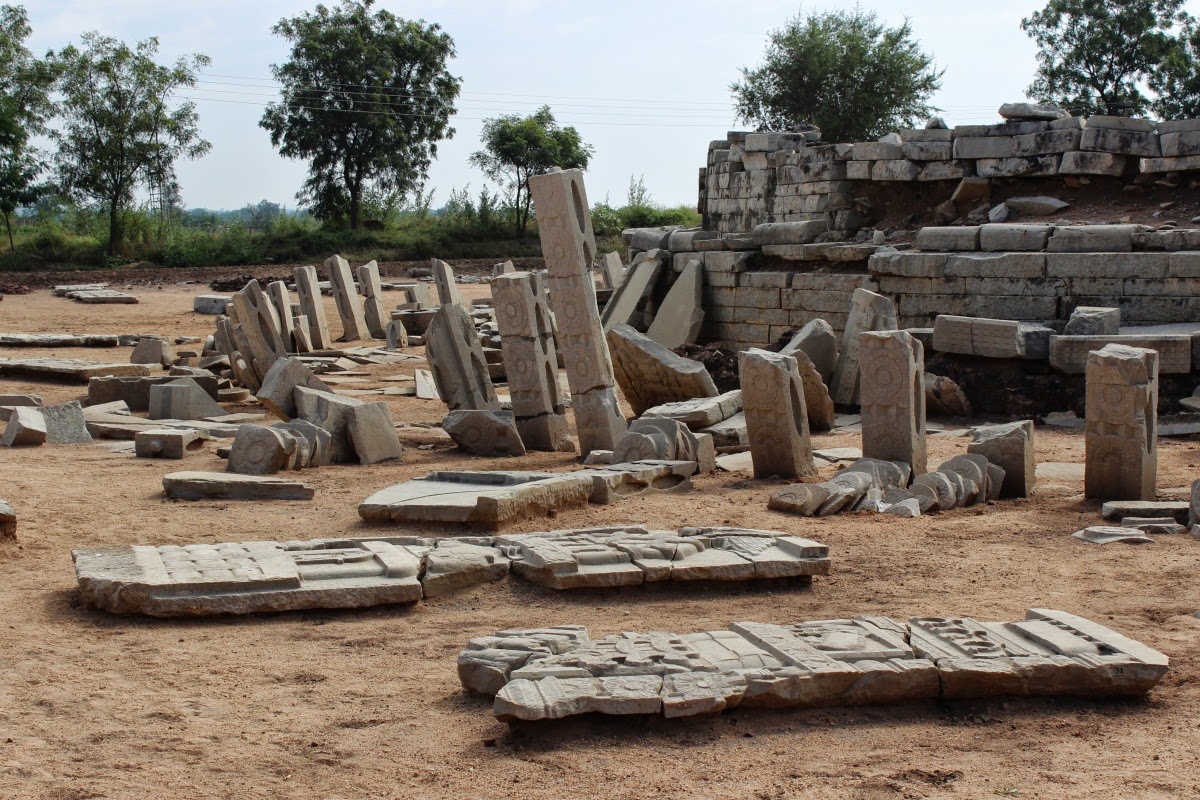 Journeys across Karnataka: Ruins of a Stupa, Kanaganahalli-Sannati