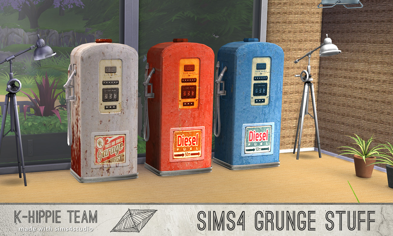 Sims 4 CC's - The Best: Gas Pump by Blackgryffin - ModTheSims
