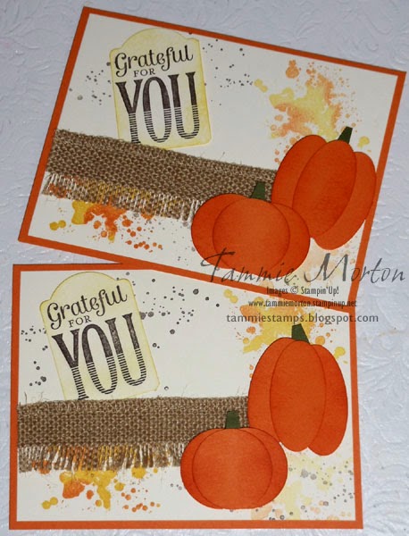 Tammie Stamps: Pumpkin Punch Art Cards