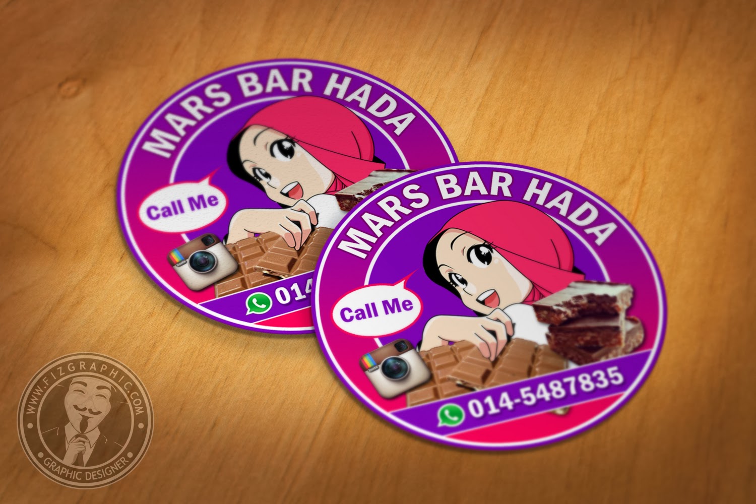 Fizgraphic: Design dan Printing Sticker #6