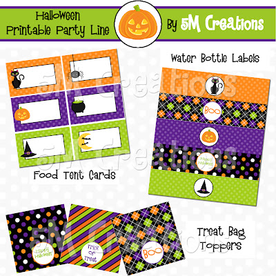 5M Creations: Trick or Treat Halloween Party Printable Package