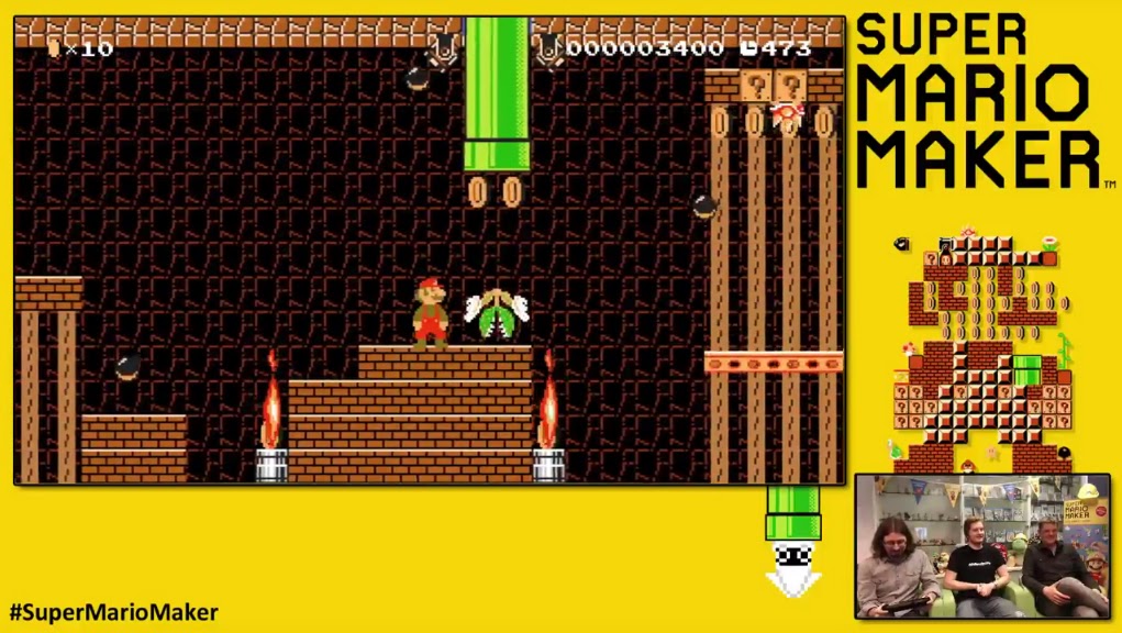 Assista à animada apresentação de Super Mario Maker realizada pela ...