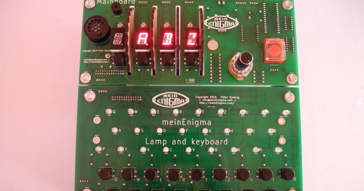 Jeff Tranter's Blog: The MeinEnigma Enigma Machine Kit - Operation