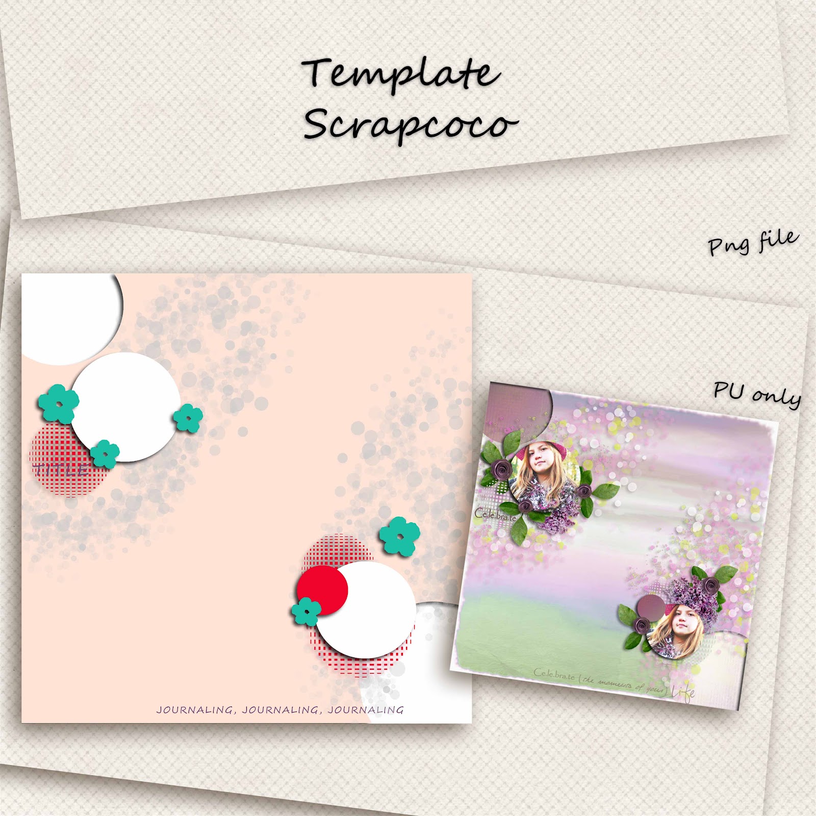 Scrapcoco & Co: Templates freebies