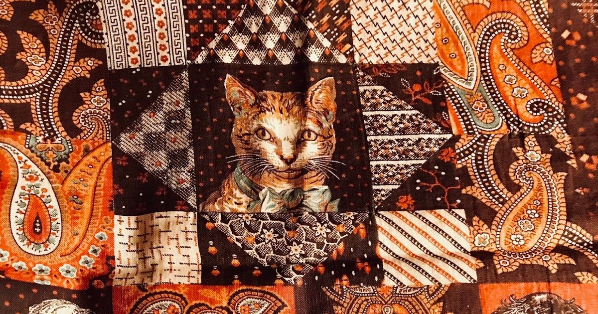 Textile Time Travels: Preprinted Patchwork - Cheater Cloth - Faux Patchwork