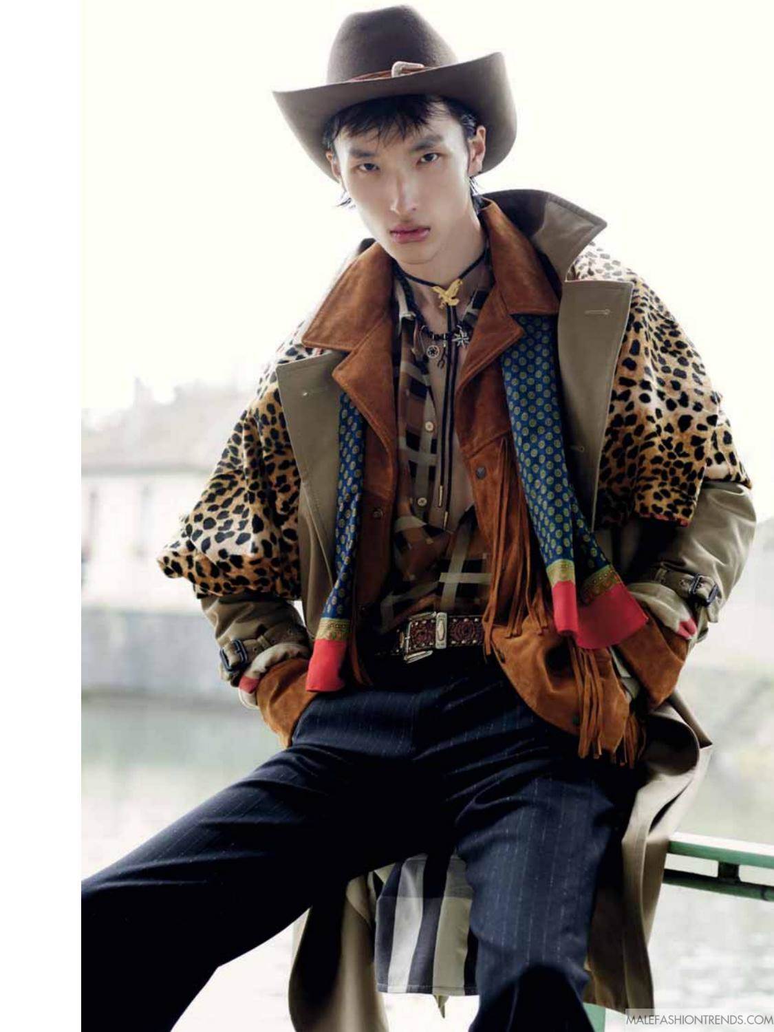 Hao Liu para SKP Magazine Fall 2016 por Horst Diekgerdes