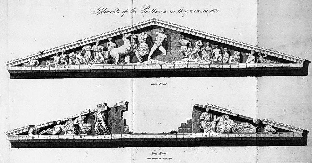 The Parthenon Pediments ~ The Parthenon Sculptures