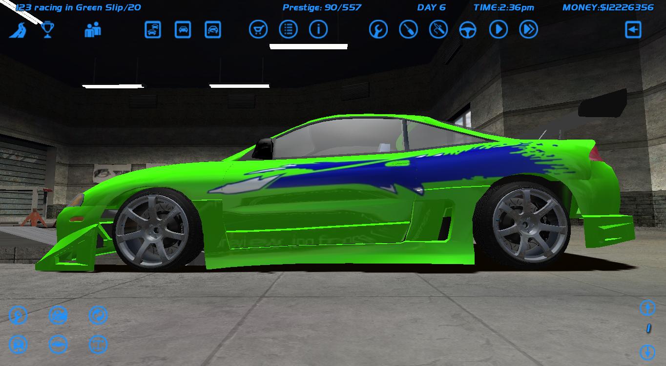 SLRR моды: Mitsubishi Eclipse + Fast and Furious paint job