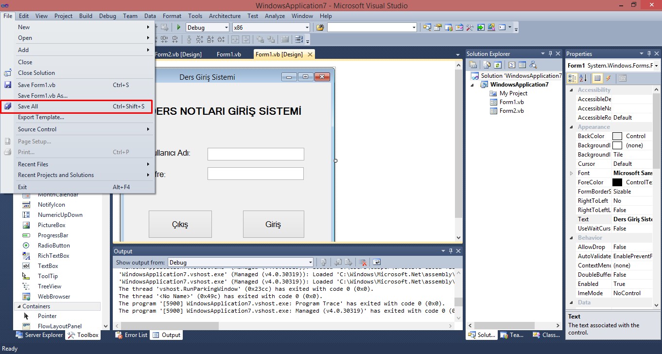 Visual Basic Exe Olarak Kaydetme [Resimli Anlatım] ~ TeknoBahis