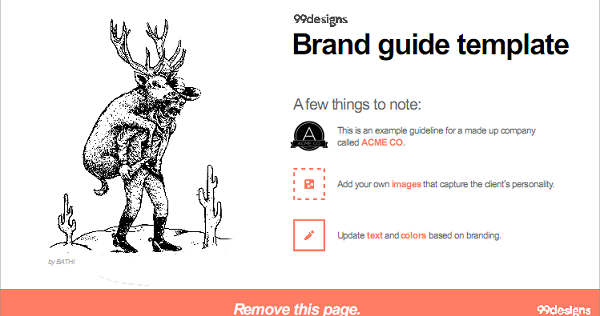Cara mudah membuat Brand guidelines 99designs dengan CorelDRAW X4