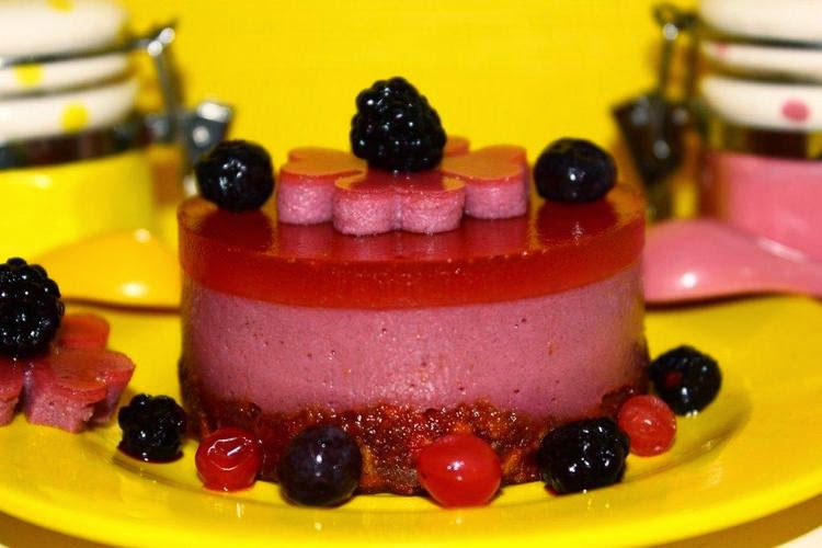 Recettes maison: Recette Bavarois aux fruits rouges sur pain d'épice