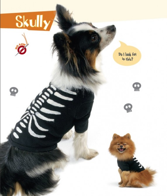 Cathie Filian: Free Patterns: Easy Halloween Dog Tee's and Costumes