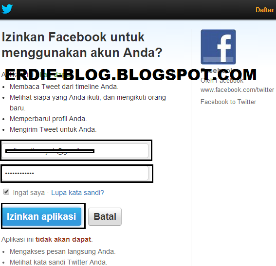 Cara Menghubungkan Profil Atau Halaman Facebook ke Twitter | Demo ...