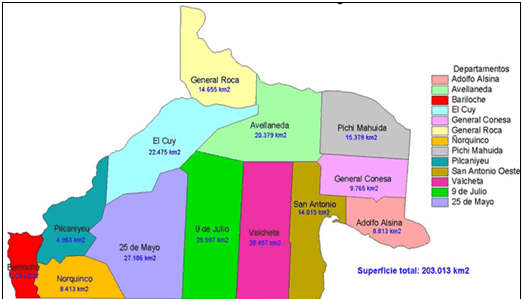 Mapas Escudos Banderas: Bandera Escudo y Mapa de la Provincia de Rio Negro