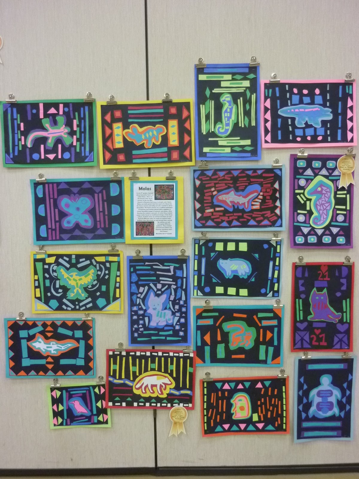 Mrs. Werner's Art Room: 4th Grade Paper Molas