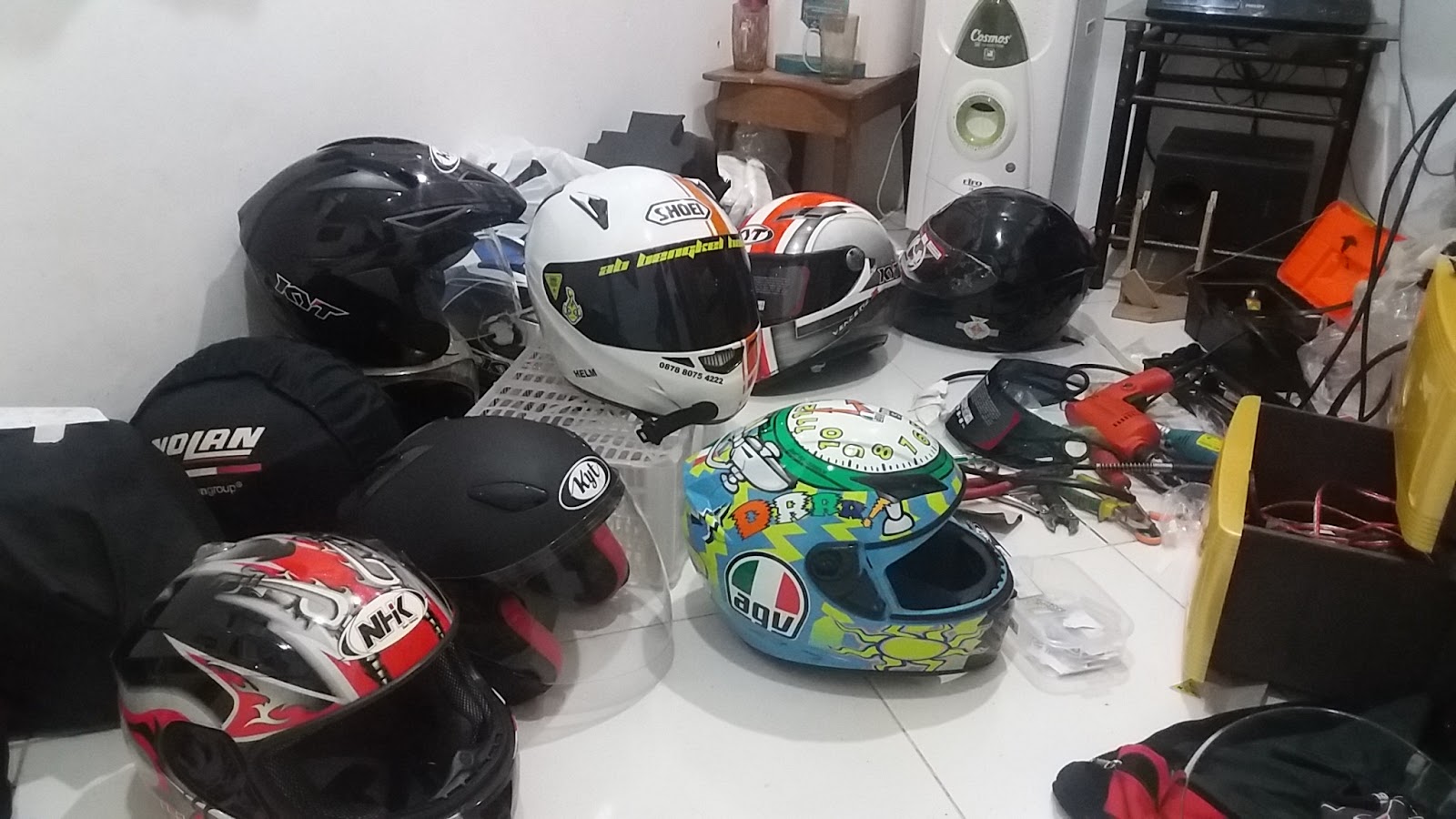 Suku Cadang Helm - Bengkel Helm: SERVICE HELM BEKASI