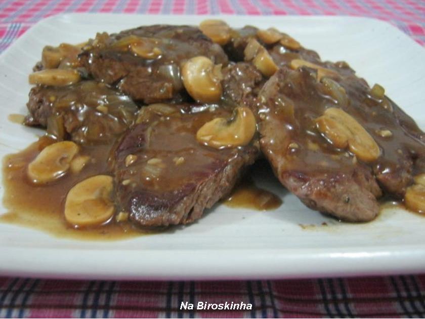 Escalopes de Mignon - Na Biroskinha