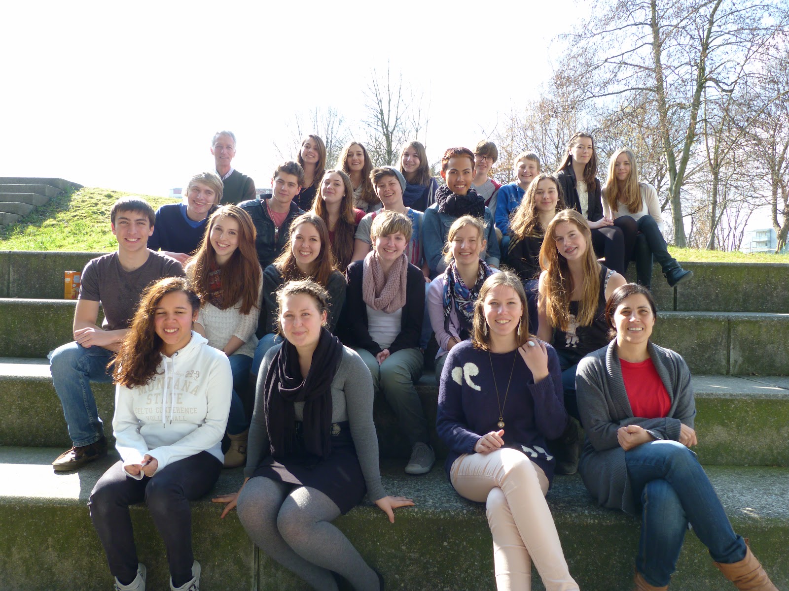 Austausch Ede Luzern: 19. April 2012: die Klasse 4F der KSR freut sich auf den Austausch mit dem ...