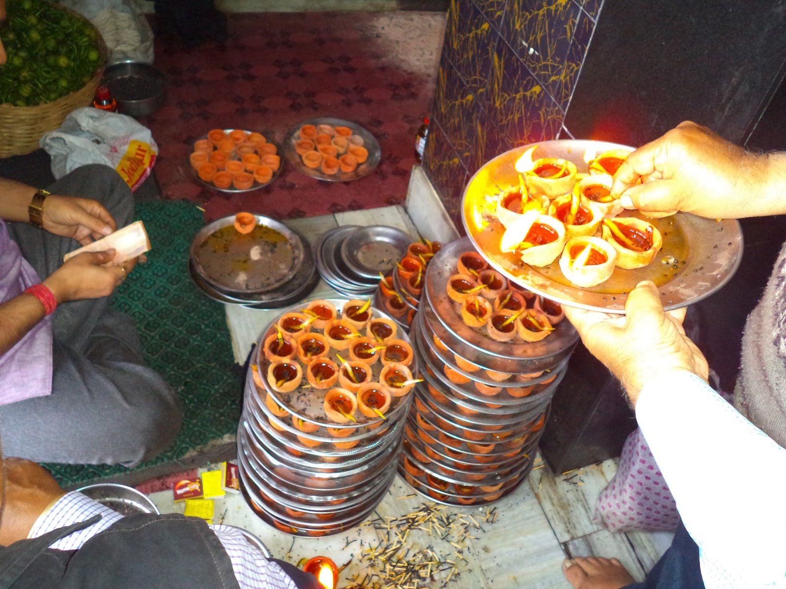 Shani Dev Puja at temple
