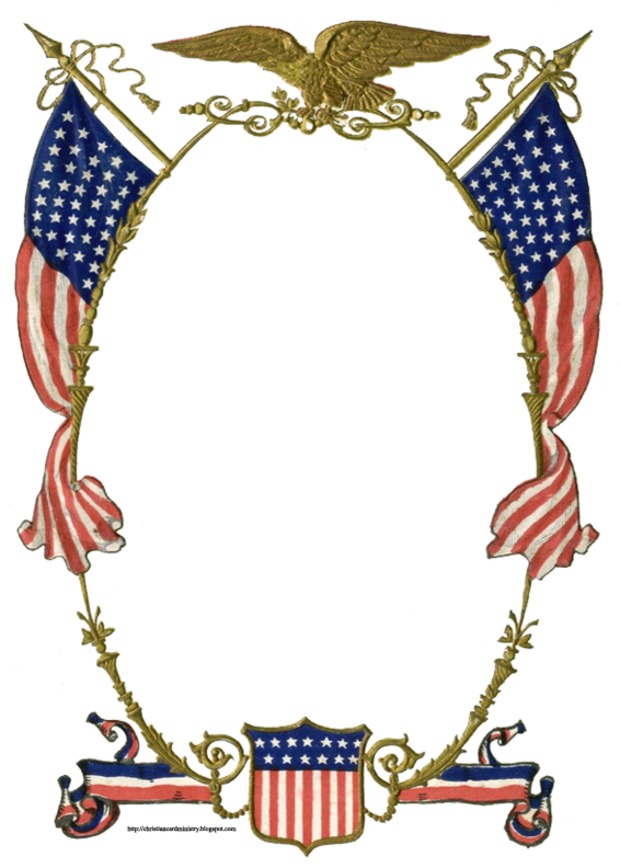 antique flag frame | Christian Card Ministry
