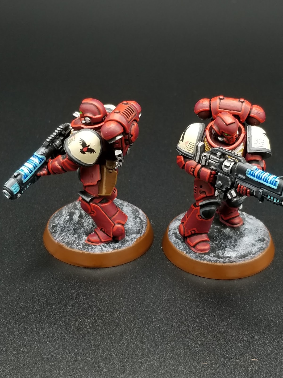 Tigurius's Omnis Arcanum Models: Blood Raven Primaris Hellblasters