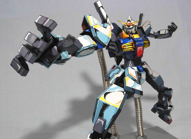 GUNDAM GUY: RX-178 Gundam Mk-II AEUG - 3D Anime Style Scratch Build