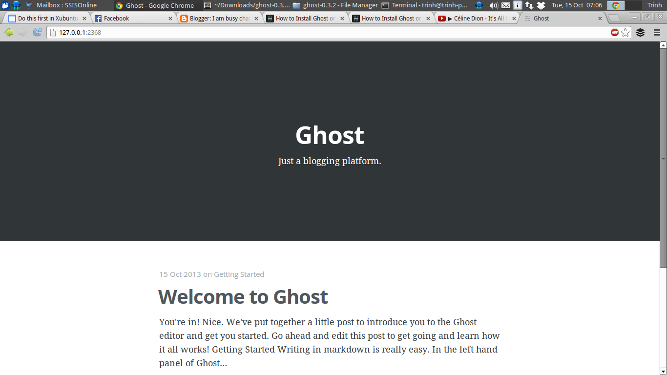 Ghost - A new blogging platform