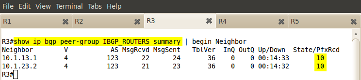Hacking Cisco: Lab 136 - BGP Peer Groups