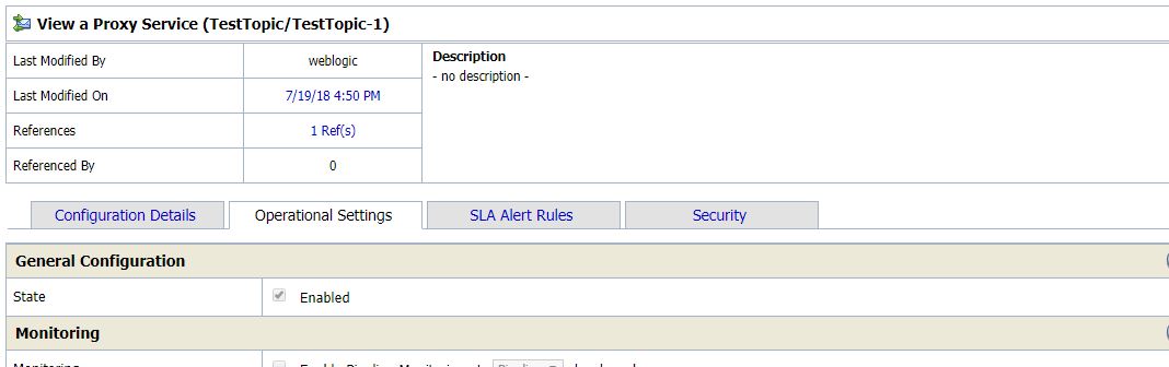 My SOA & OIC Learnings: How to Disable a Proxy Service in OSB