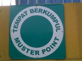 Safety is our responsibility: Muster Point