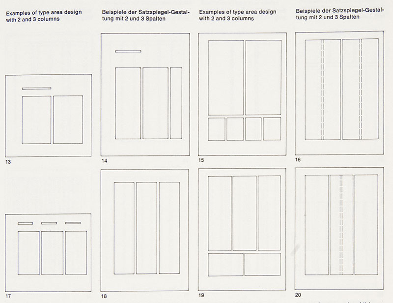 Taller 2 Diseño Gráfico FADU Cátedra Gorodischer: Retícula. Ejemplos