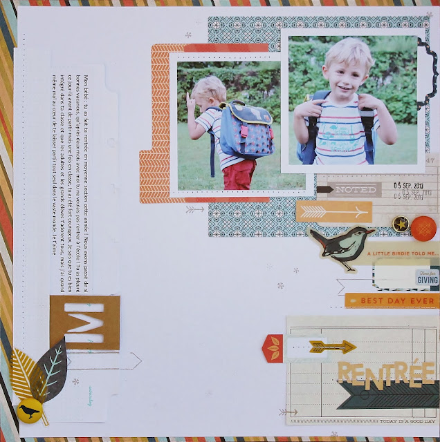 C'est la vie: { Basic Grey Persimmon layout }