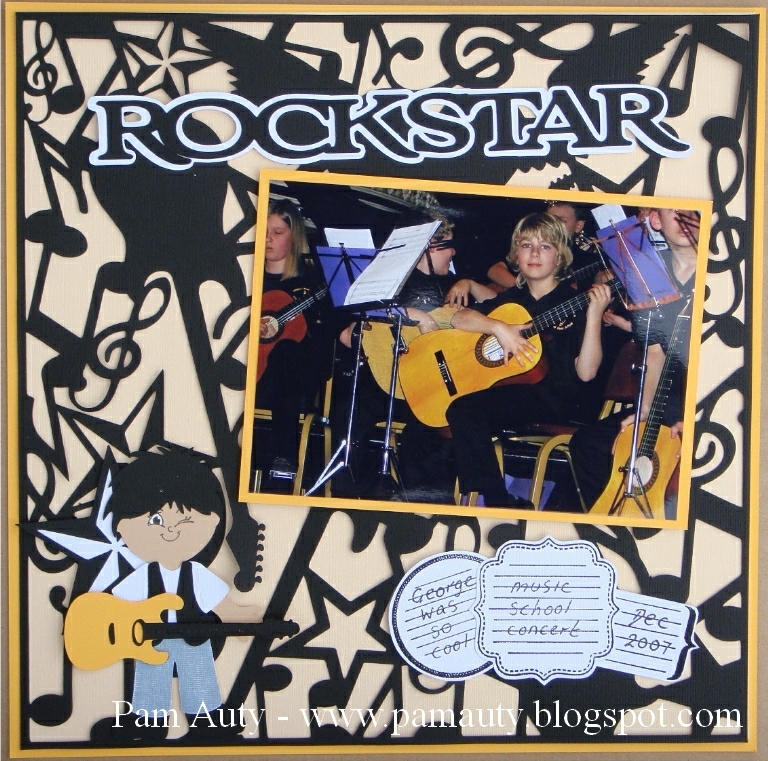 Pam Auty: Rockstar Layout