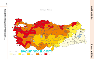 Median Age Map of Turkey ~ Turkey Physical Political Maps of the City