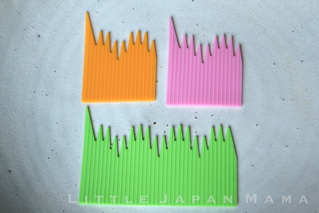 little japan mama : Silicone Baran Bento Dividers Bear Grass