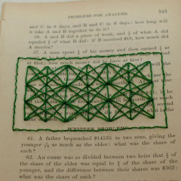 Stitching on Paper by Jessica A. Kelly