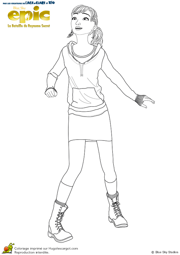 7 imagens para colorir de Epic / 7 Epic movie coloring pages