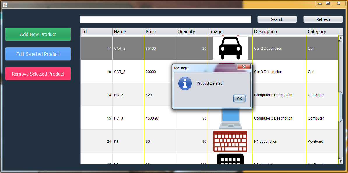 JAVA Inventory System Source Code - C#, JAVA,PHP, Programming ,Source Code