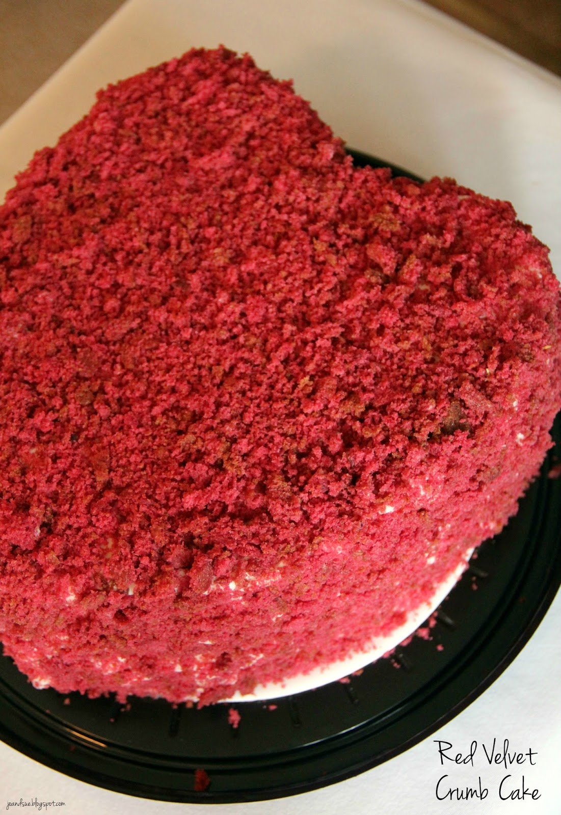 Jo and Sue: Red Velvet Crumb Cake