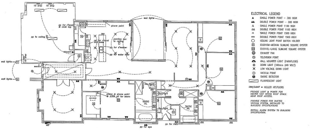 Electrical Plan + Electrical Legend
