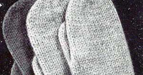 Beautiful Skills - Crochet Knitting Quilting : Classic Mittens - Free ...