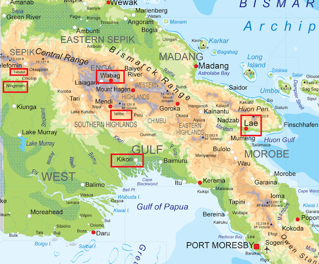Selección de Climas Habitados: Algunas localidades de Papua-Nueva Guinea