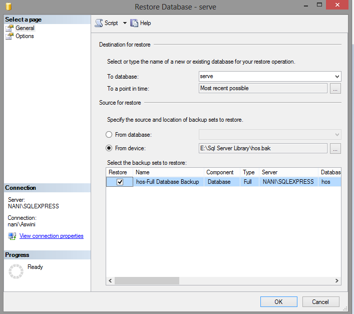 Back Up And Restore A Database Using Sql Server 4679