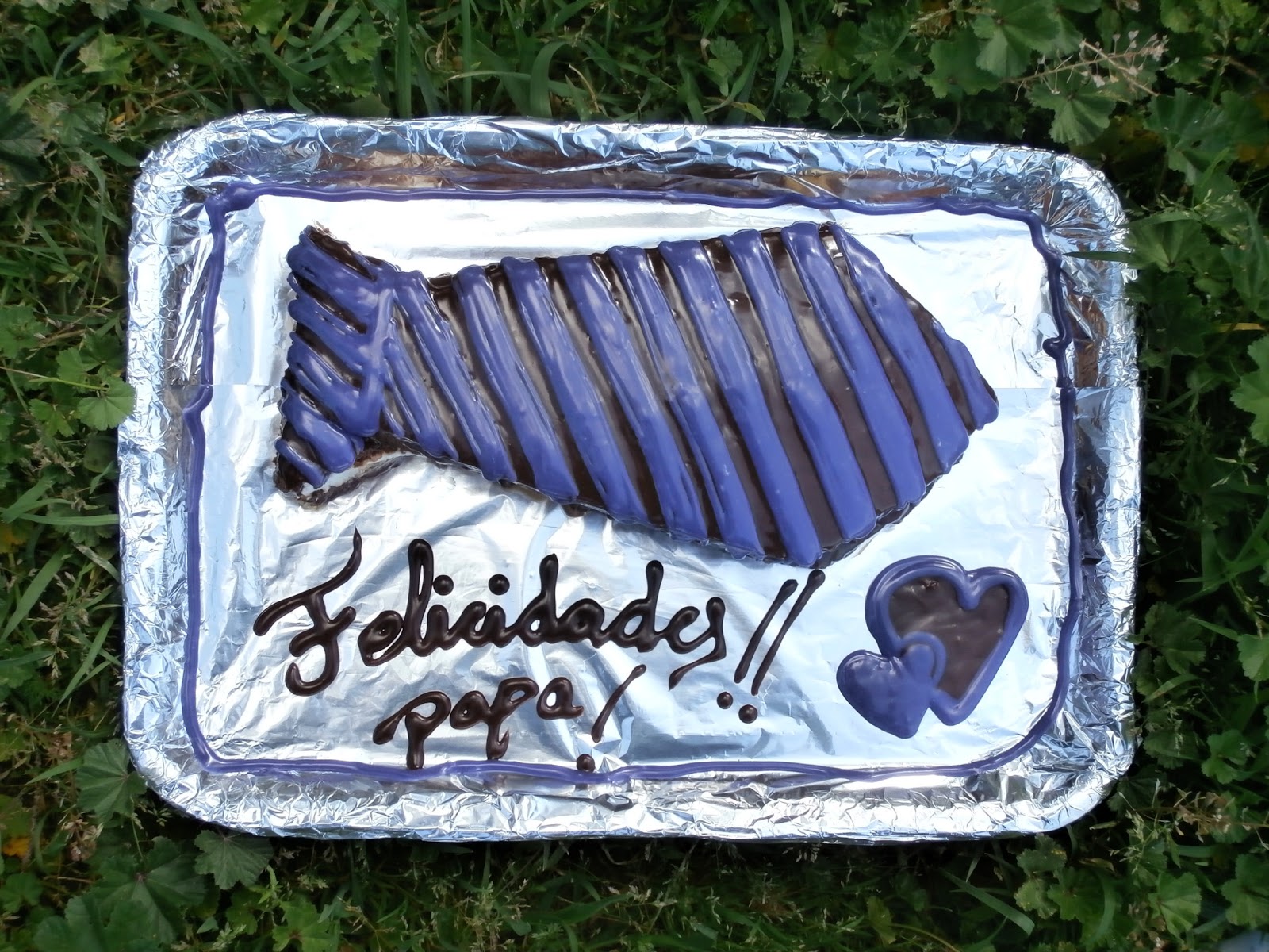 Las recetillas de Isa: Tarta "corbata"